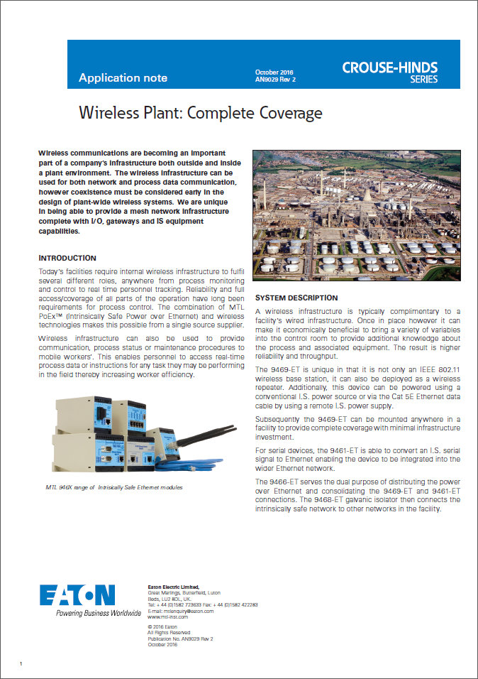 Eaton MTL » Controlling, operating and protecting assets in harsh and ...